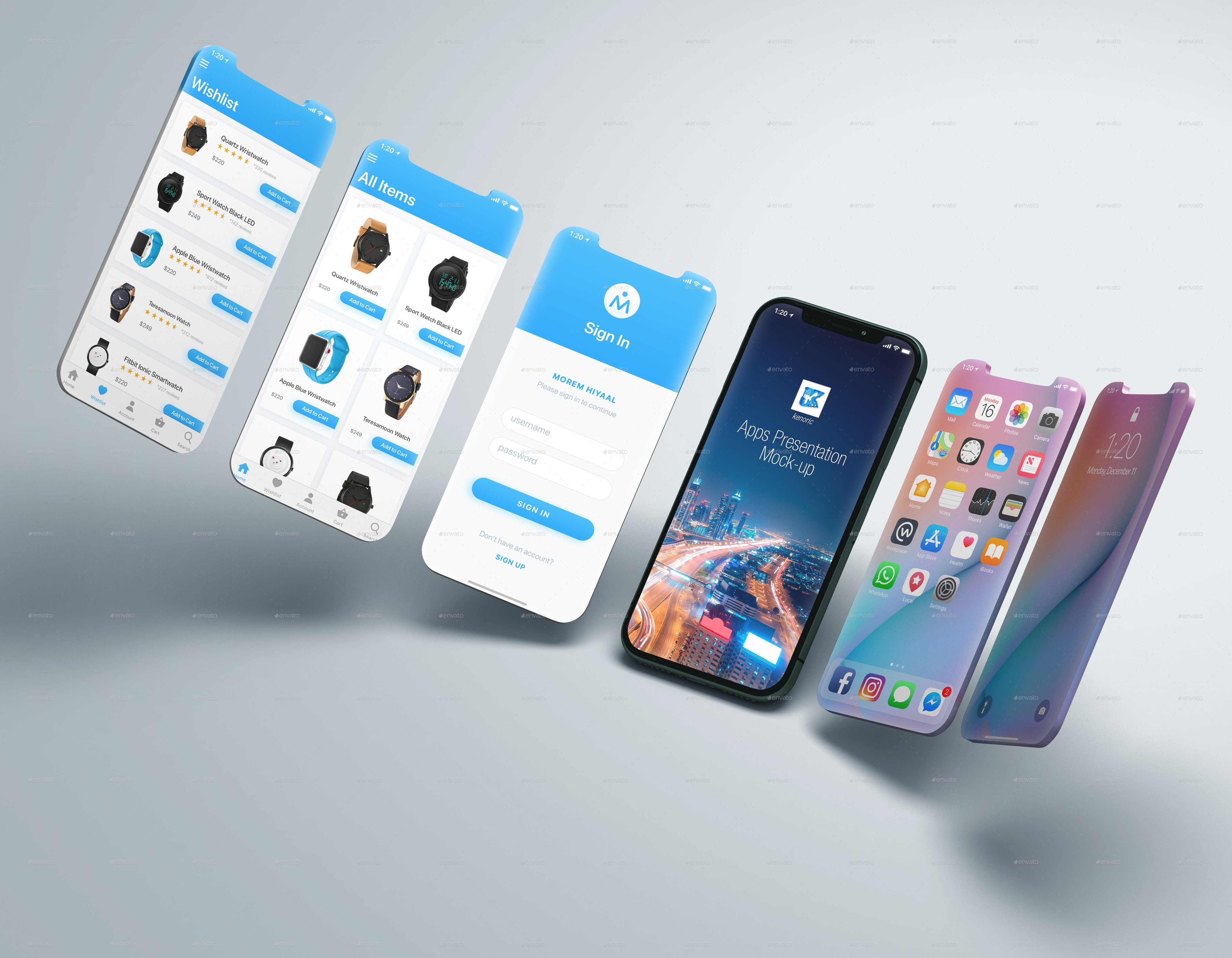 Apps Presentation Mock-up v2, Graphics | GraphicRiver